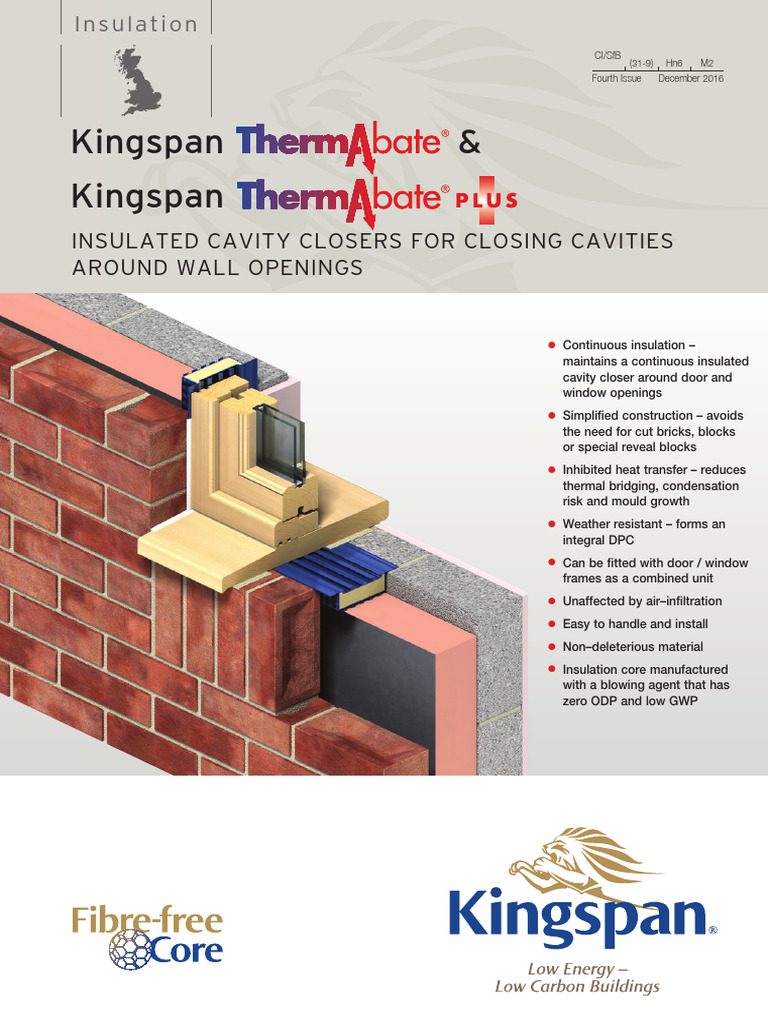 Thermabate Kingspan 4th-Datasheet 12.2016 | PDF | Thermal Insulation ...