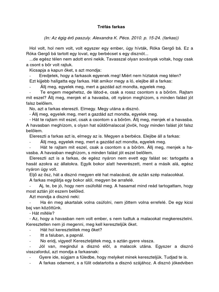 Trefas Farkas | PDF