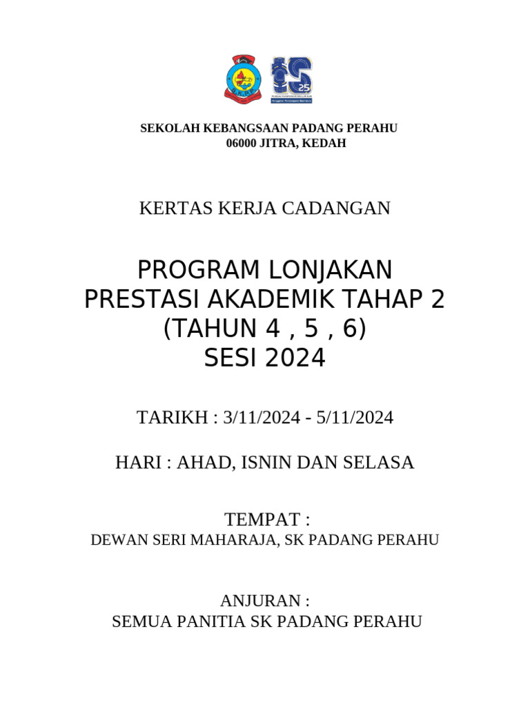KK Program Lonjakan Prestasi 24 | PDF