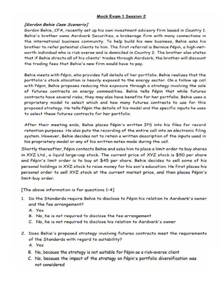 Mock 1 Session 2 - DONE | PDF