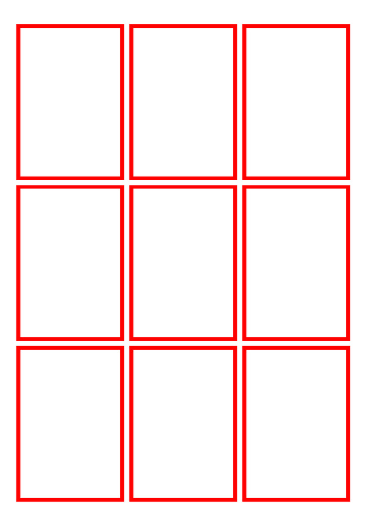Thick Red Cards | PDF