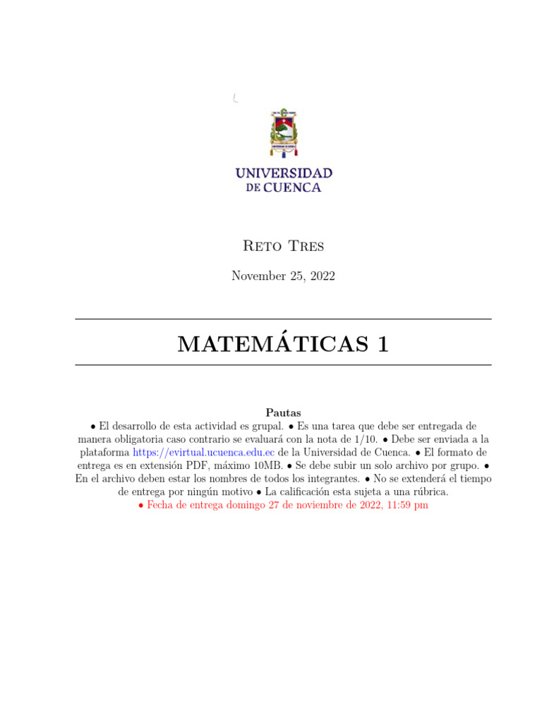 Reto Tres | PDF