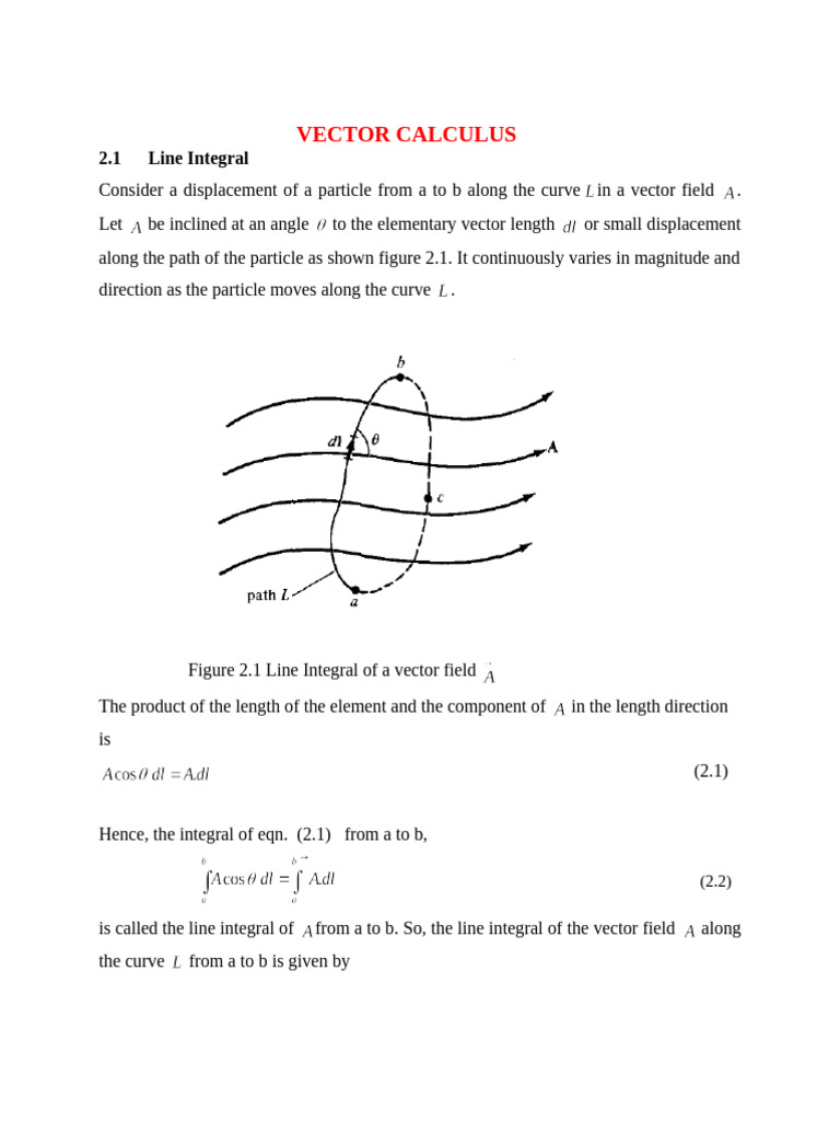 Vector Calculus (07.09.2025) | PDF | Divergence | Flux