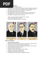 Aims of the Big Three at Versailles | PDF | World War I Reparations ...