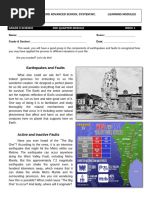 Earthquake Faults in the Philippines | PDF | Earthquakes | Fault (Geology)