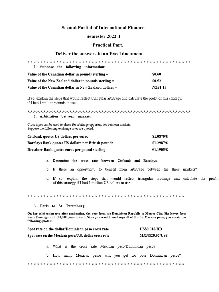 Practical Exercises 2nd Partial. | PDF | Swap (Finance) | Option (Finance)