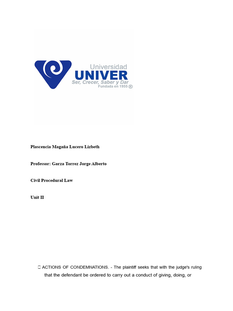 Types of Civil Actions Explained | PDF | Lawsuit | Mortgages
