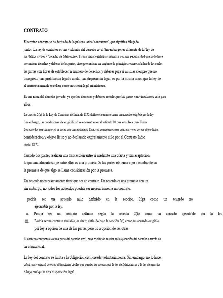 Tipos y Definiciones de Contratos Legales | PDF | Fraude | Justicia