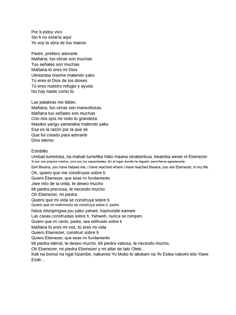 Umbali Tumetoka-1 | PDF