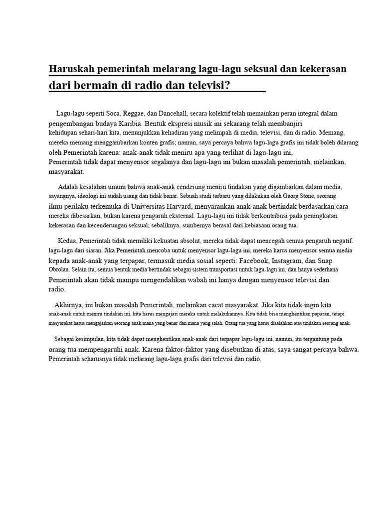 Esai Bahasa Inggris Pdf