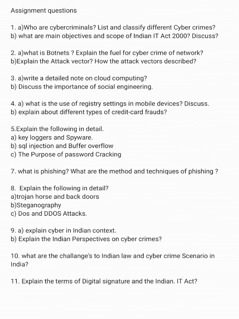 Cyber Security Assignment | PDF