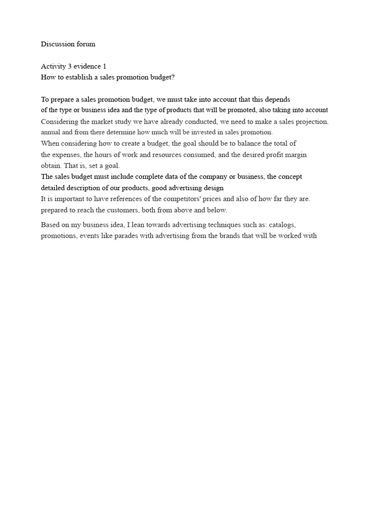 Activity 3 Evidence 1 Forum | PDF