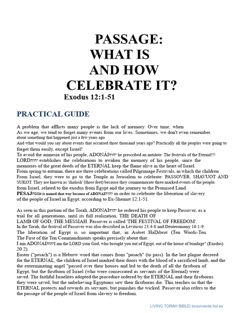 Understanding the Pesach Feast | PDF | Passover | Passover Seder