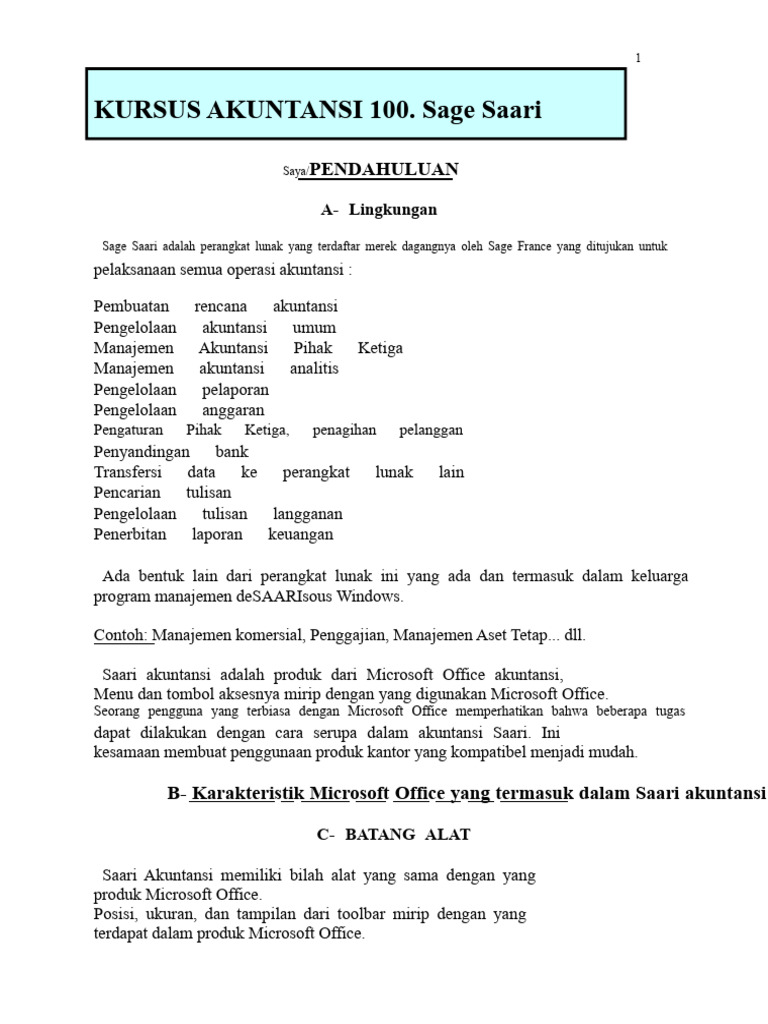 KURSUS_PERHITUNGAN_100._Sage_Saari | PDF