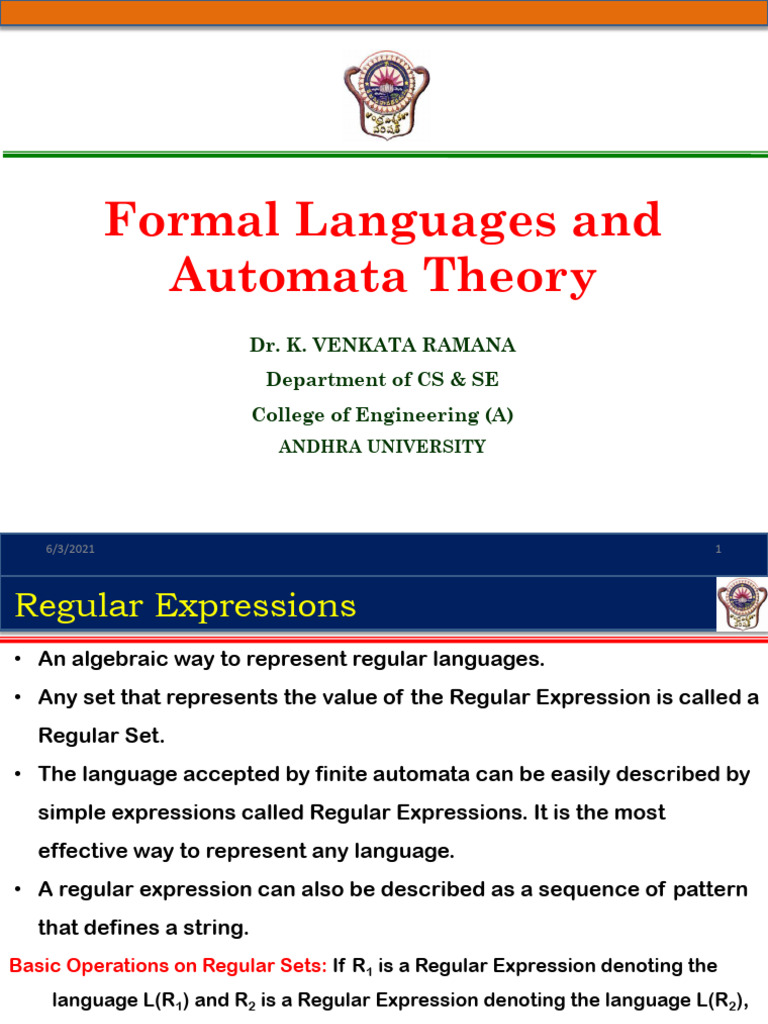 ReularExpressions_1 | PDF | Regular Expression | Abstract Algebra