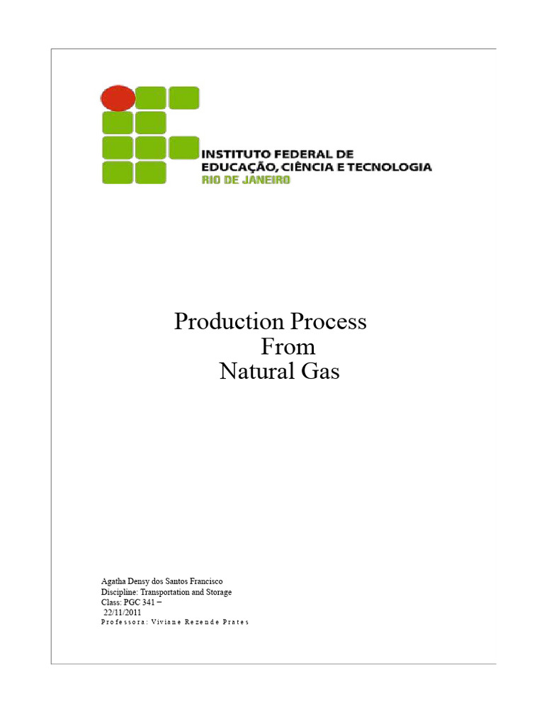 Natural Gas Processing Flow Diagram | PDF | Natural Gas | Liquefied ...