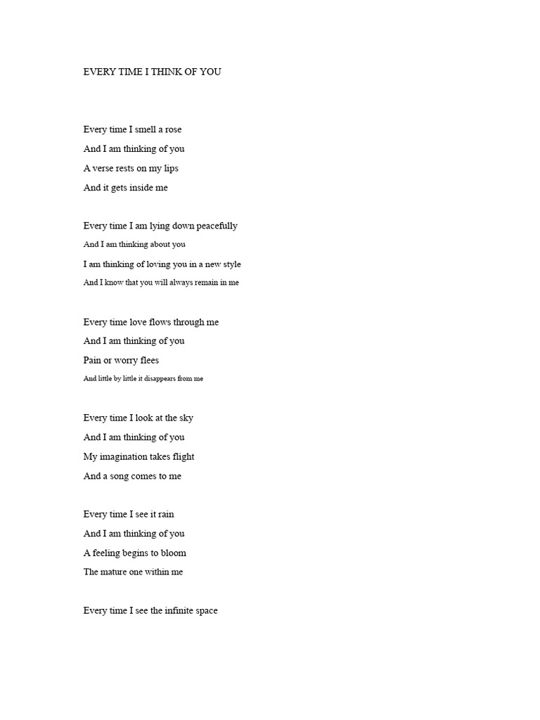 Poem of Love and Longing | PDF