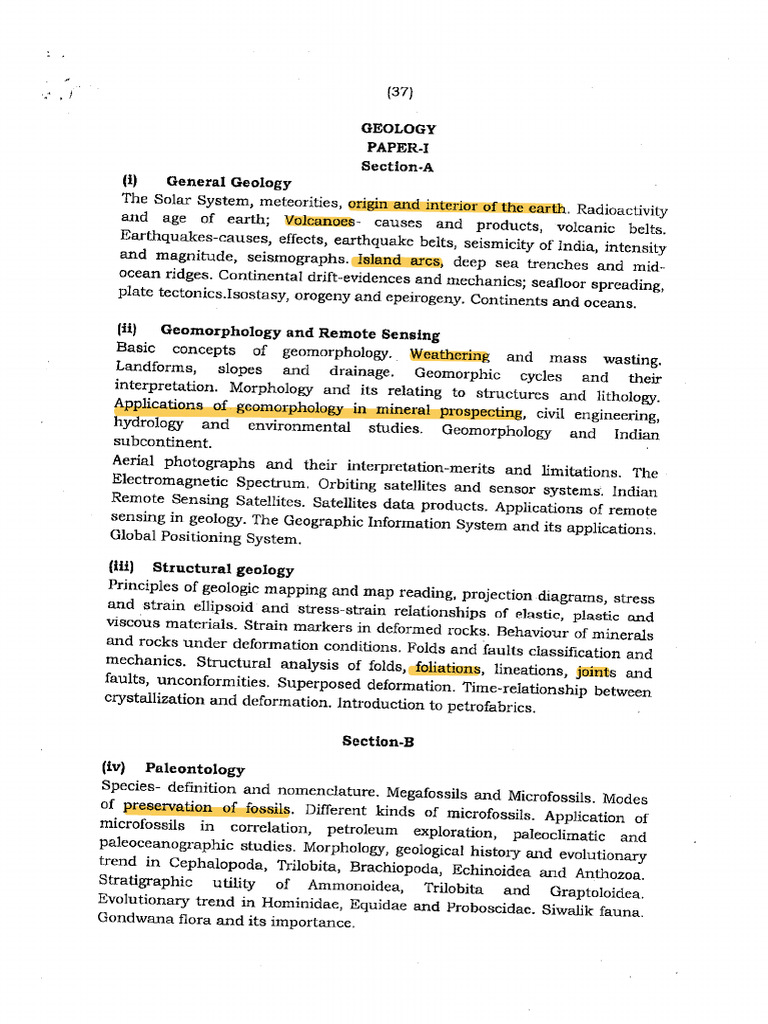 Comprehensive Geology Study Guide | PDF | Geology | Rock (Geology)