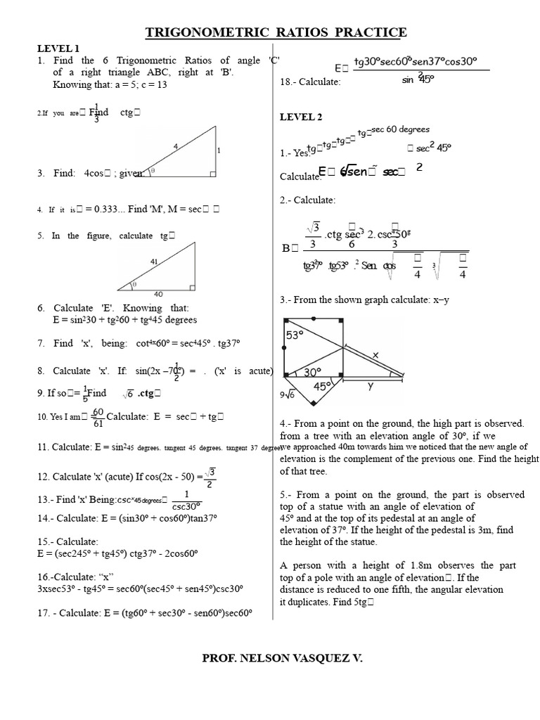 Notable Triangles | PDF | Trigonometric Functions | Trigonometry