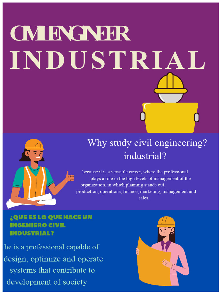 Industrial Civil Engineer Infographic | PDF