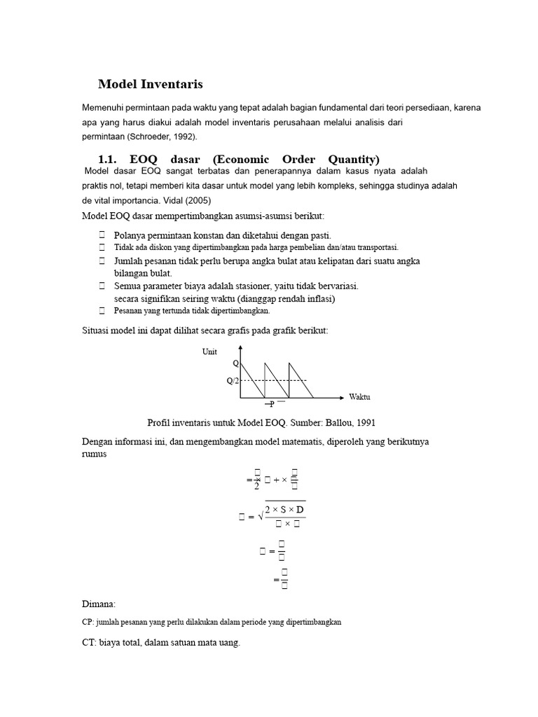 Model Inventaris rumus | PDF