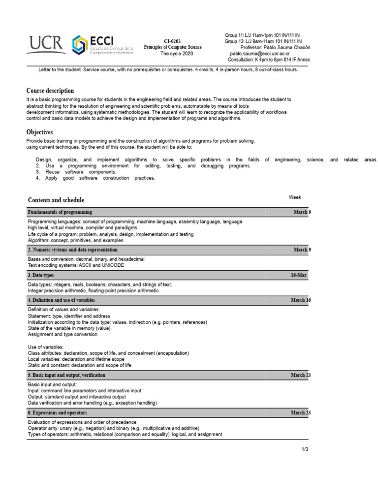 CI0202-Principles_of_Computer_Science | PDF | Data Type | Computer Programming