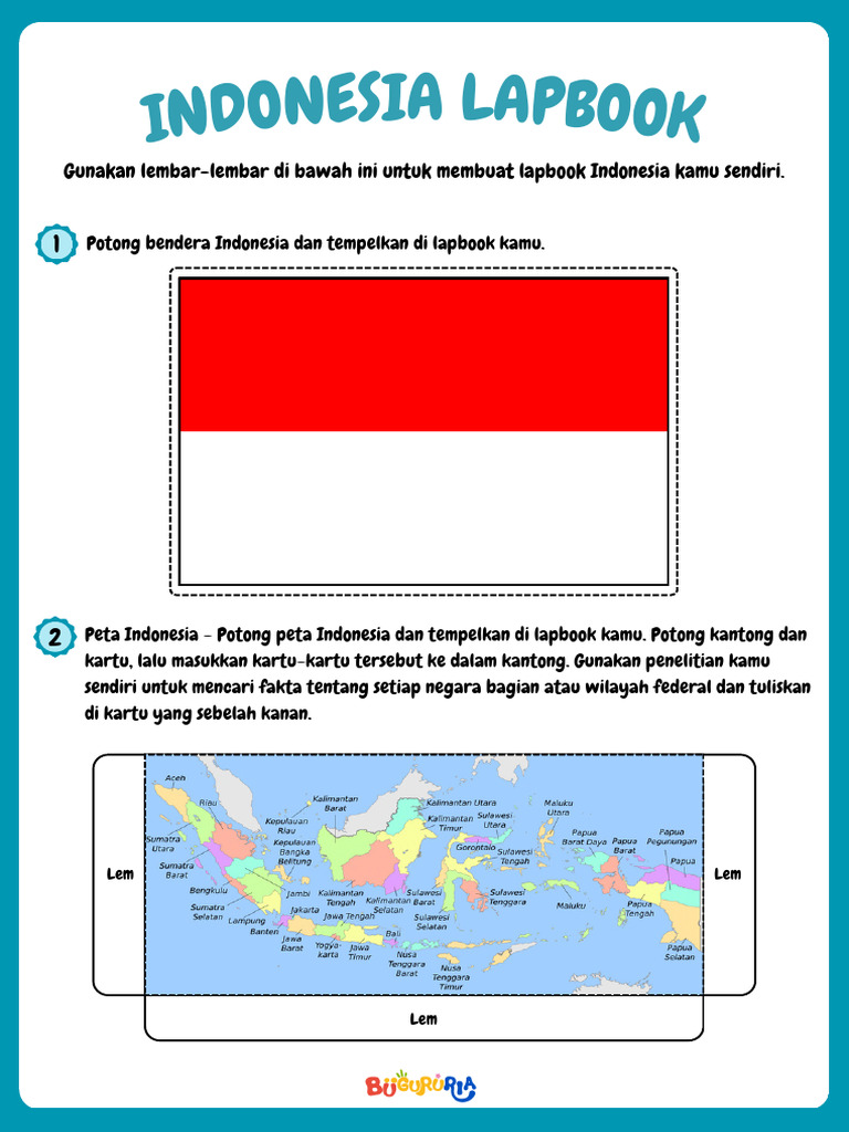 Contoh Lapbook Indonesia Kreatif | PDF