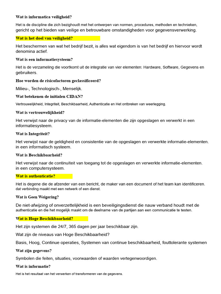 Wat Is Informatiebeveiliging | PDF