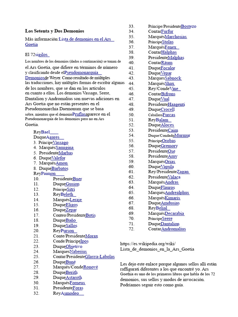 Yo 72 Demonios | PDF