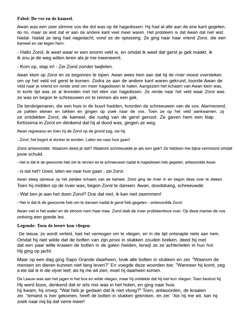 Afrikaanse Legendes | PDF