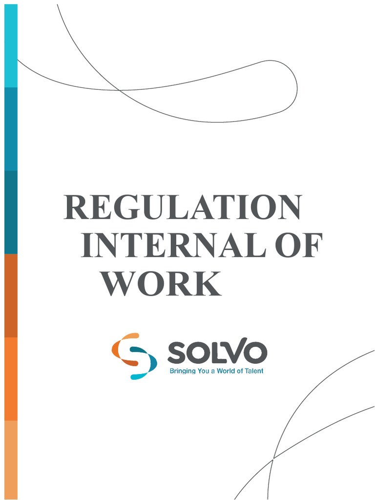 Internal Work Regulations - Solvo Sas | PDF | Salary | Workweek And Weekend