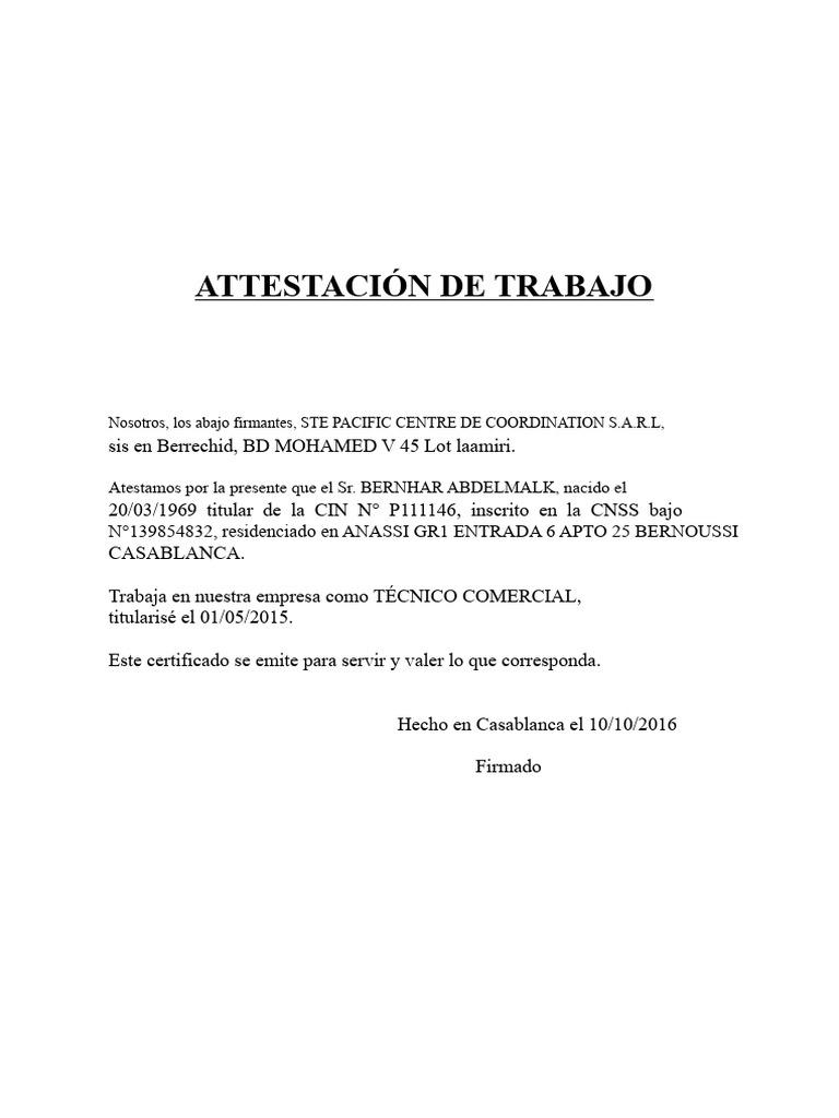 Certificados Laborales y Salario de Bernhar | PDF | Economias | Bancario