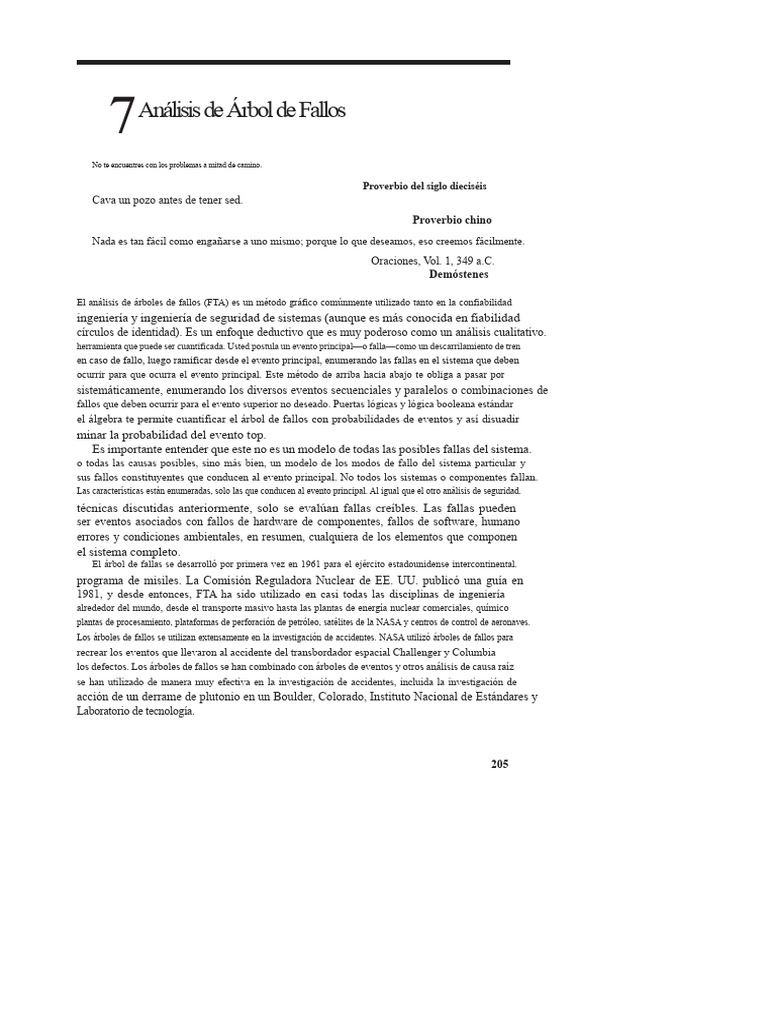 Análisis de Árbol de Fallos | PDF