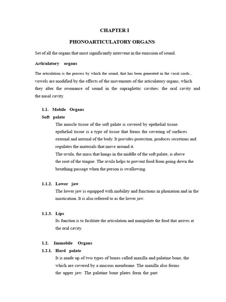 Phonetic-Articulatory Organs Report | PDF | Exhalation | Respiratory System