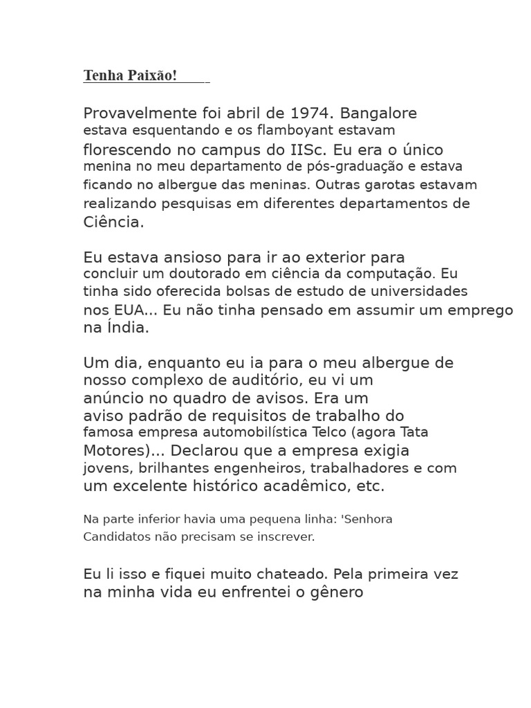 Uma carta para JRD | PDF