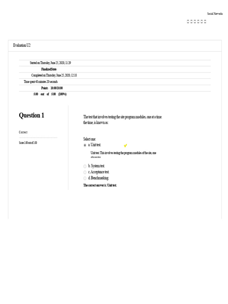 Evaluation U2 | PDF | Search Engine Marketing | Computer Network