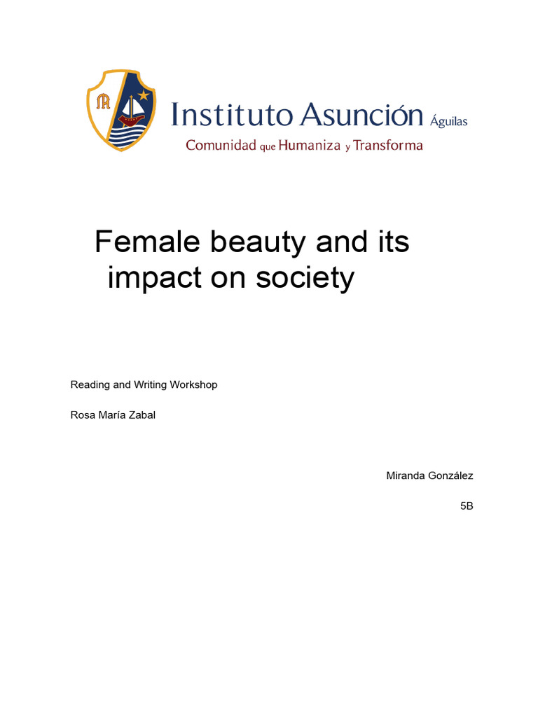 The Evolution of Female Beauty Stereotypes | PDF | Beauty | Experience