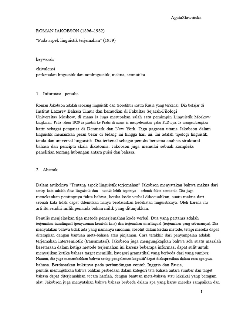 Jakobson, Roman | PDF