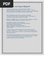 Expert Witness Report Template Guide | PDF | Expert Witness | Opinion