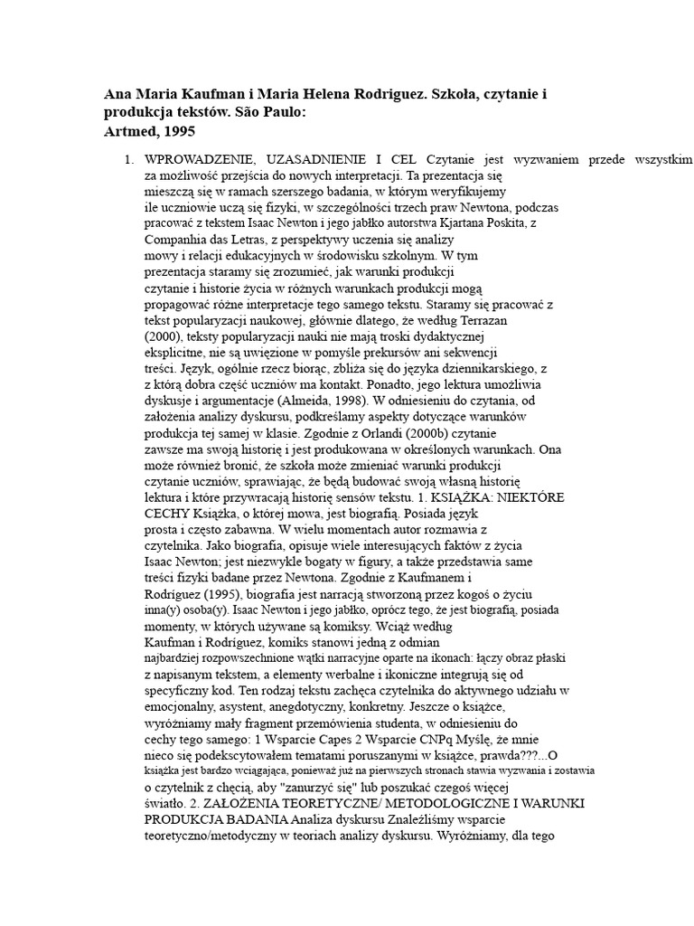 20 Ana Maria Kaufman I Maria Helena Rodriguez | PDF