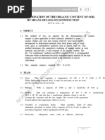 Loss on Ignition (LOI) Procedures Guide | PDF | Total Organic Carbon ...