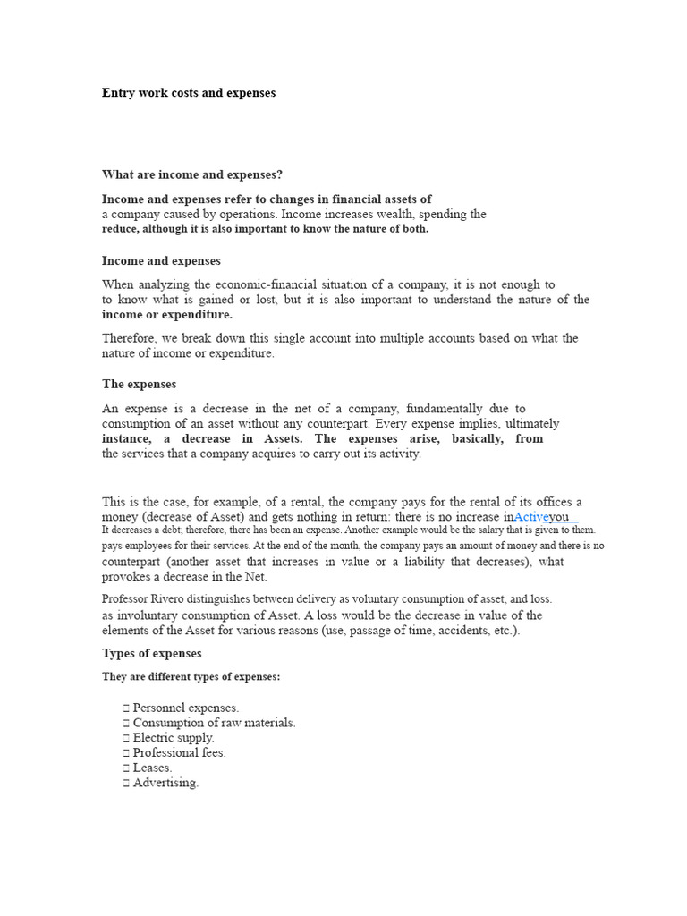 Understanding Income and Expenses in Business | PDF | Expense | Audit