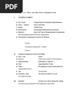 Organizational Commitment Questionnaire | PDF | Behavioural Sciences ...