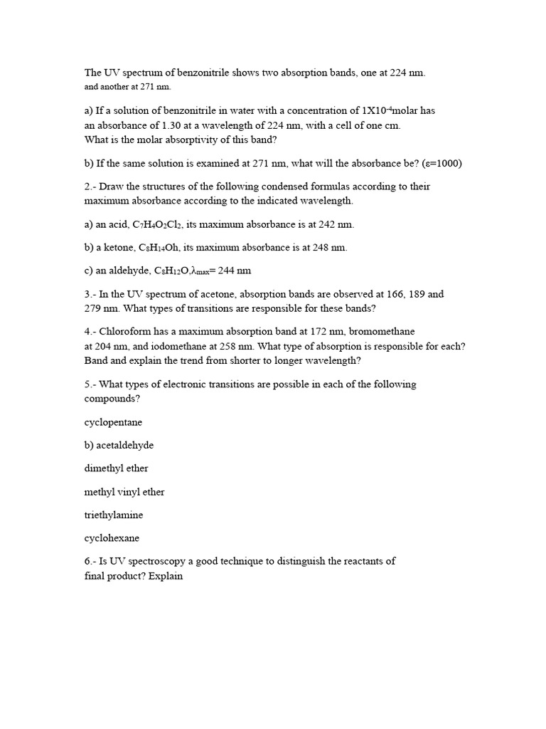 UV questionnaire | PDF