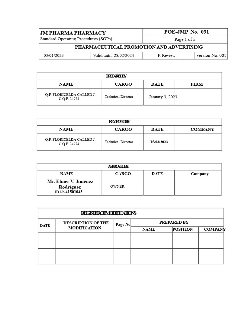 31 Poe Pharmaceutical Promotion and Advertising | PDF | Prescription ...