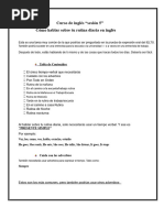 Worksheet - Mi Rutina Diaria | PDF | Verbo