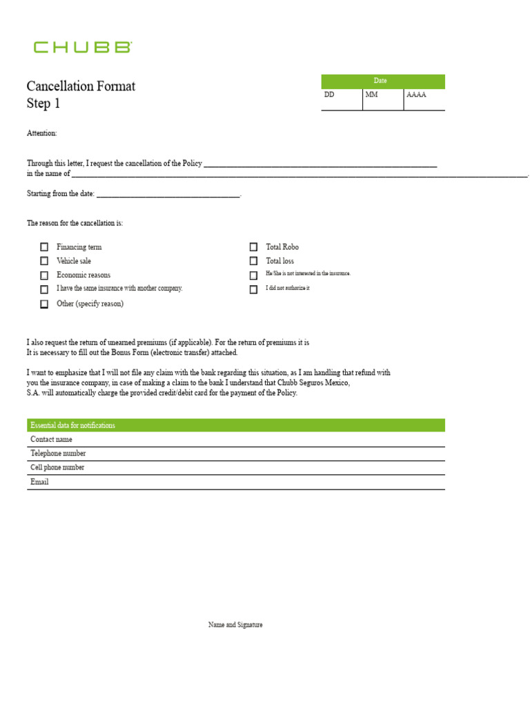 6 Auto Format Cancellation Return - v1 - R PDF | PDF | Identity ...