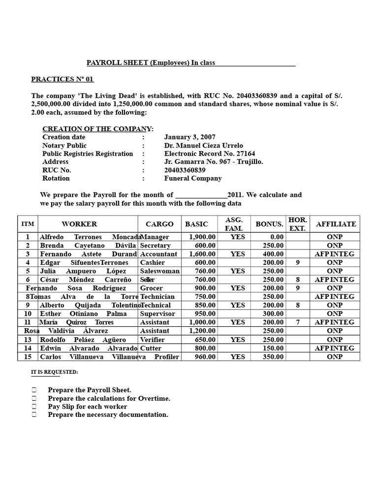 Practical Case - Spreadsheet | PDF | Cost Of Living | Salary