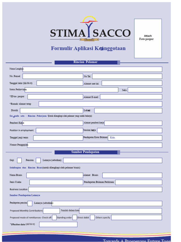 Keanggotaan Stima Sacco | PDF
