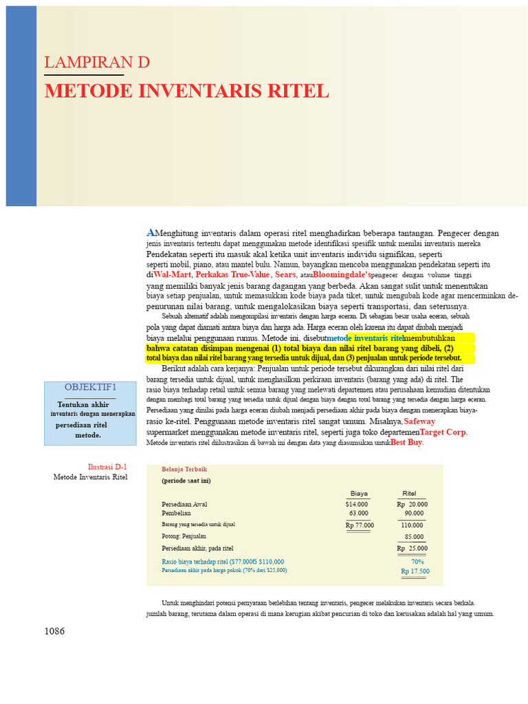 Metode Inventaris Ritel | PDF